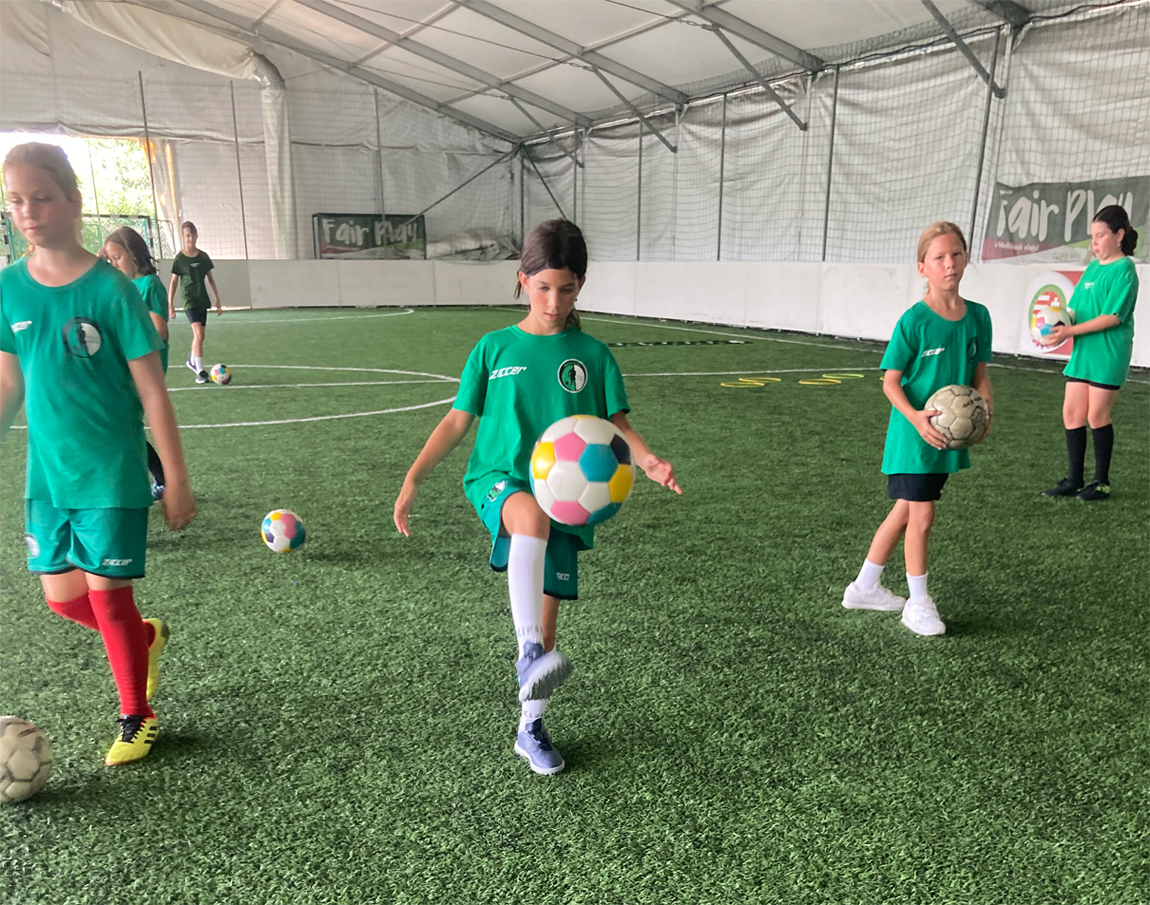 Leány Utánpótlás | U12-es és U14-es csapatunk focitáborban vett részt.